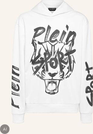 Plein Sport Plein Sport Kapuzen-Sweatshirt weiss