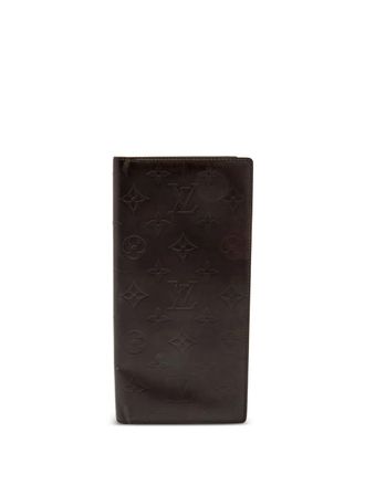 Louis Vuitton portefeuille en cuir - Marron