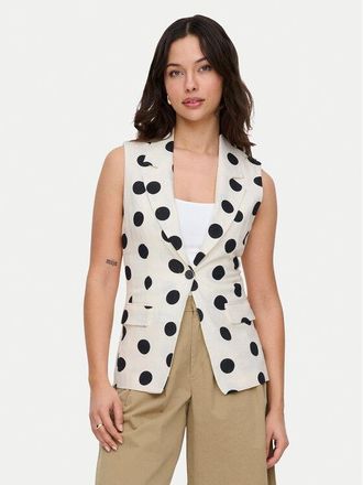 Only Weste Viesta 15375017 Creme Slim Fit