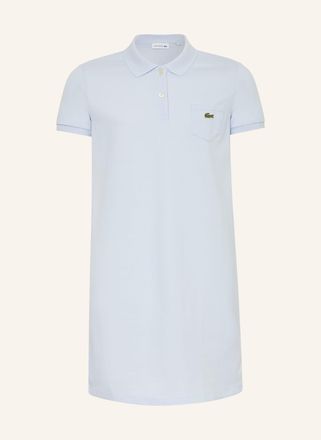 Lacoste Piqu&eacute;-Polokleid blau