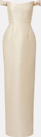 Markarian Bridal Robe Yolanda aus Brokat