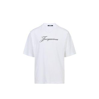 Jacquemus Le t-shirt Jacquemus en coton m&eacute;lang&eacute;