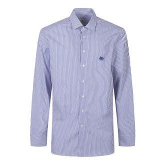 Etro Homme, Chemises, Multicolore, Taille: XL Roma Logo Shirt