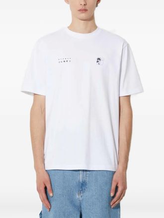 Stampd t-shirt à imprimé palmier - Blanc