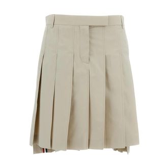 Thom Browne Trapez-Minirock - - Skirts - Damen - Beige - M