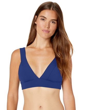 Seafolly Damen Active Banded Tri Bra Bikinioberteil Blau Blue Opal), 32 (Herstellergr&ouml;&szlig;e: 6)
