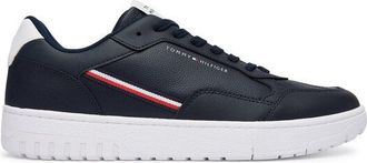 Tommy Hilfiger Sneakers Th Basket Corporate Stripes FM0FM06091 Dunkelblau