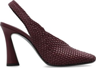 Etro Geflochtene Slingback-Pumps - - Shoes - Damen - Rot - 39 EU