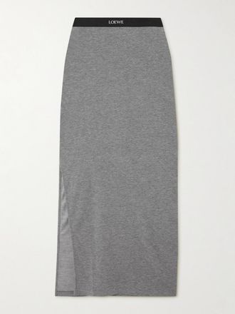 Loewe Midirock Aus Jersey - Grau