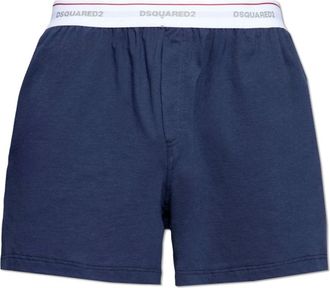 Dsquared2 Homme, Sous-v&ecirc;tements, Bleu, Taille: 2XL Boxer Briefs en Coton