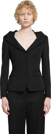 Alexander McQueen Off-the-shoulder Harness Jacket
