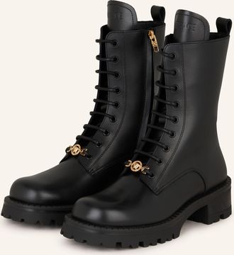 Versace Schnürboots schwarz