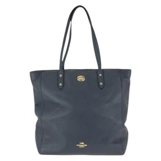 Coach Pre-owned Leder Tote Bag F12184 - - Pre-owned - Damen - Blau - ONE SIZE