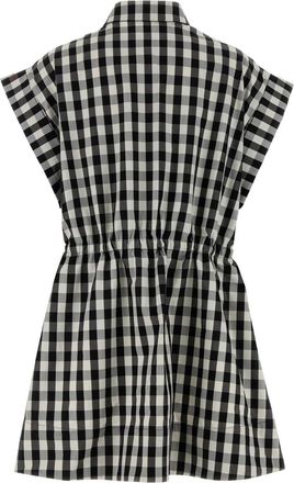 Givenchy Womens Short A-Line Shirt Dress Blackwhite Abiti