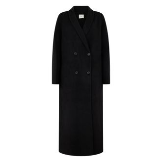 Lisa Yang Doubl&eacute; Button Coat - Femme - Manteaux - Noir - Taille: 42 FR