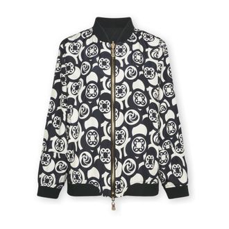 Elena Miro 001 St Monogram Bomber - - Jackets - Damen - Schwarzk - L