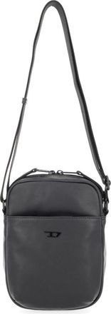 Diesel Unisex Rave Crossbody X Bag Black Ovine Leather Shoulder