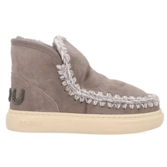 Mou Femme, Chaussures, Brun, Taille: 37 EU Eskimo Baskets Bold Glitter Logo