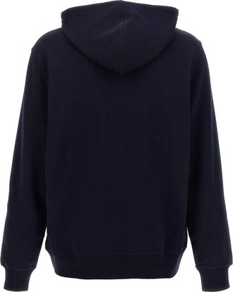 Brunello Cucinelli Cotton Blend Hoodie - Navy