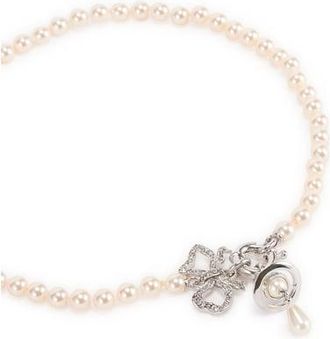 Vivienne Westwood Collier naud en laiton et perle