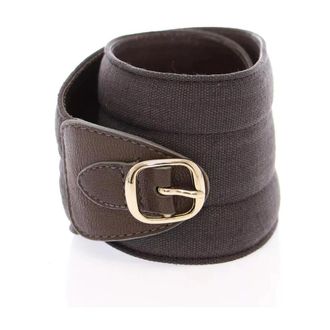 Dolce & Gabbana Brauner Lederg&uuml;rtel mit Logo - - Accessories - Damen - Braun - ONE SIZE
