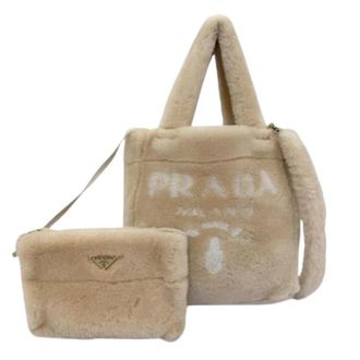 Prada Pre-owned Vintage Schultertasche - - Pre-owned - Damen - Beige - ONE SIZE