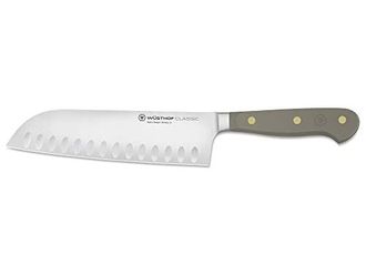 W&uuml;sthof Classic Santoku 17 cm, Velvet Oyster (gris)