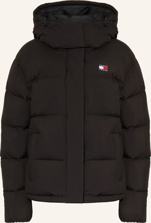 Tommy Jeans Daunenjacke Mit Abnehmbarer Kapuze schwarz
