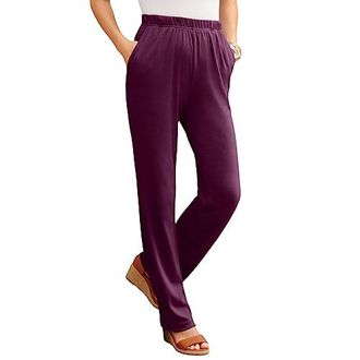 Generic Pantalon de loisirs pour femme - Pantalon de jogging long - Taille haute - Couleur unie - L&eacute;ger et confortable - Grandes tailles - Tissu stretch - Pan