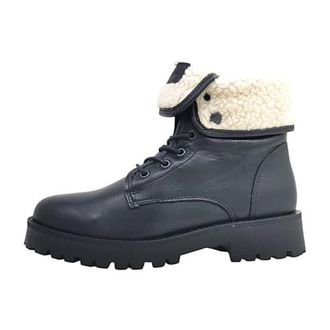 Palpa Chaussures pour femme - Bottes &agrave; lacets - Noires - Loisirs, Noir, 39 EU