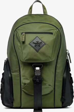 MCM Aren Rucksack aus ECONYL und Leder mit Monogramm-Print