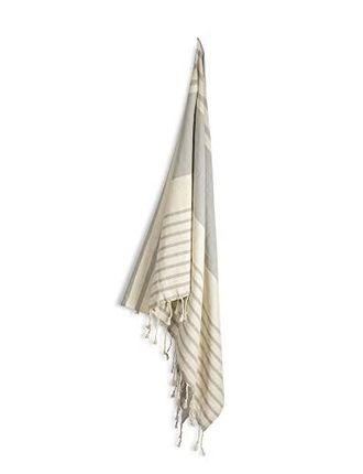 Sagaform Ella Hamam Handtuch, Baumwolle, Beige, 90x170 cm, 6