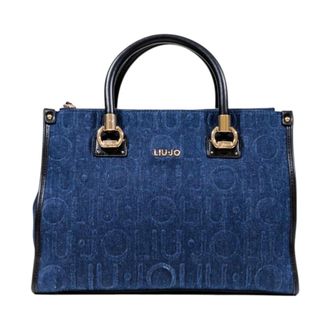 Liu Jo Femme, Sacs, Bleu, Taille: ONE Size &Eacute;l&eacute;gant Sac &agrave; Main Moyen pour Femme