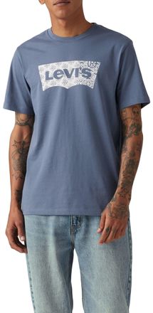 Levi's Graphic Crewneck Tee Batwing Fill Vintag