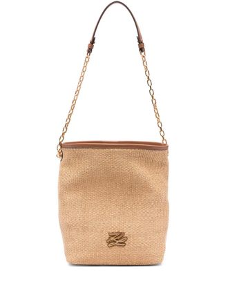 Karl Lagerfeld sac K/Autograph &agrave; bride en cha&icirc;ne - Tons neutres