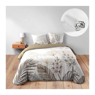 Douceur d'Int&eacute;rieur Douceur Dint&eacute;rieur - Bastille - Housse de couette 260 x 240 cm + Drap housse blanc 160x200 cm