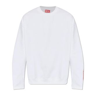 Diesel Homme, Sweatshirts et sweats &agrave; capuche, Blanc, Taille: 2XL S-Boxt-Nc-Div SweaT-shirt