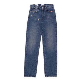 Amish Straight Denim Jeans - - Jeans - Damen - Blau - W28
