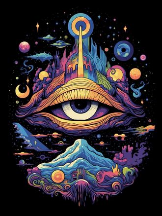 Generic Blechschild Auge, Landschaft Metallschild Dekor Lustiges Metallschilder Poster Drinnen Und Drau&szlig;en Vintage Metallschilder, F&uuml;r Garage, Toilette, Haus,