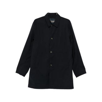 Herno Single-Breasted Coat - - Coats - Herren - Blau - 3XL