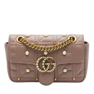 Gucci Pre-owned Gesteppte Umh&auml;ngetasche - - Pre-owned - Damen - Braun - ONE SIZE