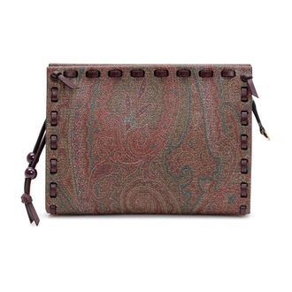 Etro Paisley Jacquard Schultertasche - - Bags - Damen - Braun - ONE SIZE