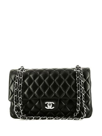 Chanel sac port&eacute; &eacute;paule Double Flap (2016) - Noir