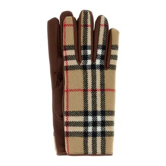 Burberry Gants &agrave; motif tartan - unisex - Accessoires - Multicolore - Taille: 8 1/2 IN
