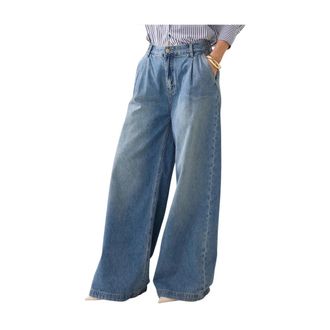 Summum Ultra-weite Jeans - - Jeans - Damen - Blau - L