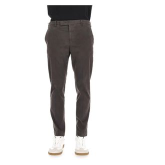 Pantaloni Torino Braune Baumwollhose Slim Fit - - Trousers - Herren - Braun - 2XL
