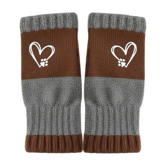 Generic Mitaines tricot&eacute;es pour femme, mitaines tricot&eacute;es pour le camping, la randonn&eacute;e, la moto, les trajets en plein air, la p&ecirc;che, le cyclisme, la conduite