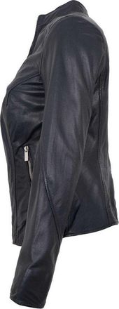 Jilani Lederjacke Fulya Jilani Collection - Damen Lederjacke Lammnappa navy