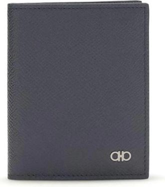 Ferragamo Gancini Bi-Fold Geldb&ouml;rse - - Accessories - Herren - Blau - ONE SIZE