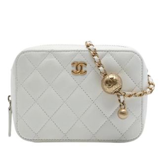 Chanel Sac cam&eacute;ra Pre-owned - Femme - Pre-owned - Blanc - Taille: ONE Size